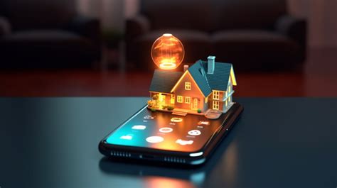 Revolutionary Smart Home Control Experience The Future With Smartphone Integration Background