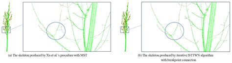 A Novel Algorithm Based On Geometric Characteristics For Tree Branch Skeleton Extraction From