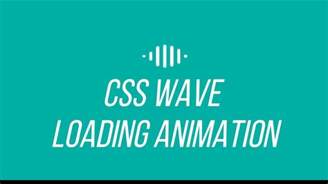 css loading wave bars loading bar animation pure css animation for