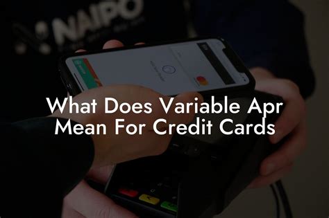 What Does Variable Apr Mean For Credit Cards Flik Eco
