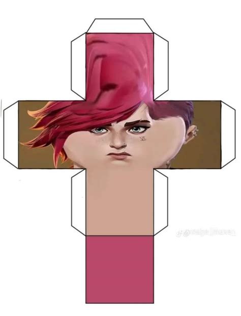 Vi Cube Arcane Paper Cube Cube Template Paper Doll Template