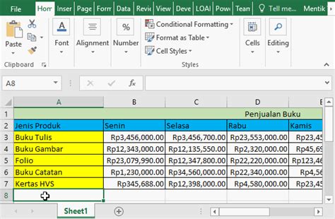 Cara Menggunakan Freeze Di Excel Beberapa Baris Dan Kolom