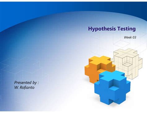 Pertemuan 9 Hypothesis Testing Studocu