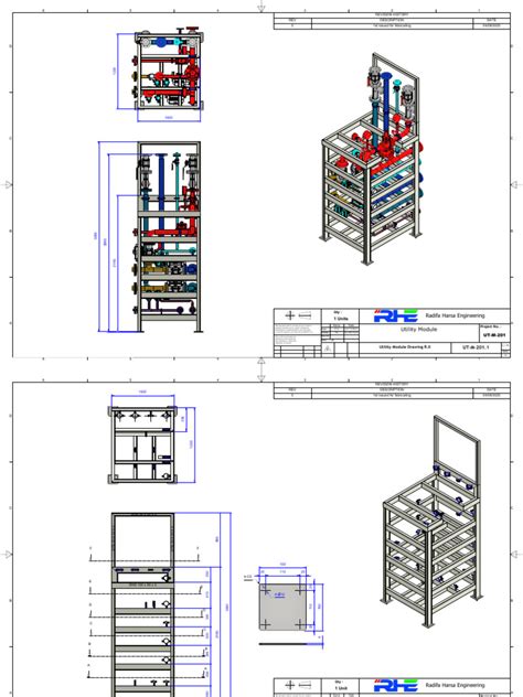 Utility Module Drawing R 0 Pdf