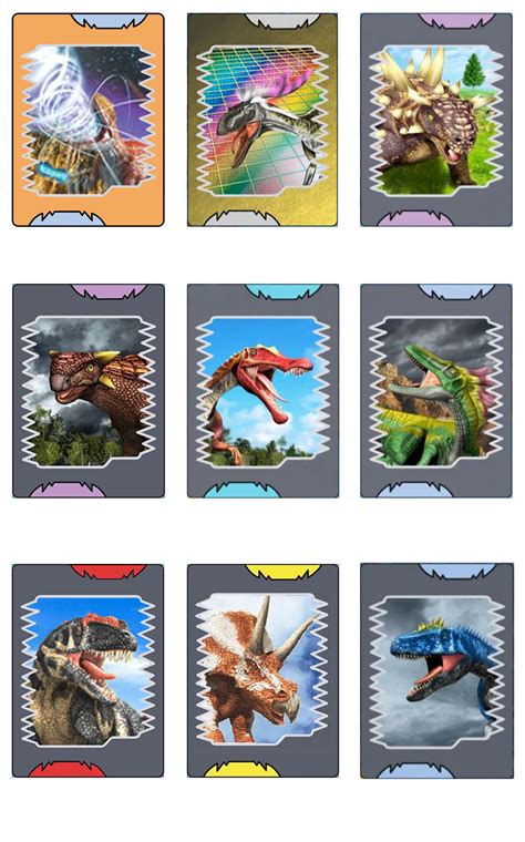 Dinosaur King Cards Printable Printable Free Templates