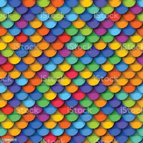 둥근 종이 컷 사실적인 요소와 멀티 컬러 기하학적 원활한 패턴 0명에 대한 스톡 벡터 아트 및 기타 이미지 0명 3차원 형태 개념 Istock