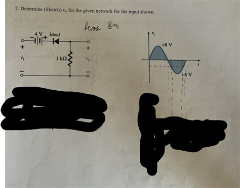Solved Determine Sketch V For The Given Network For The Chegg Com