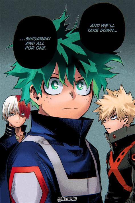 My Hero Academia [ch 334 Deku Todoroki Bakugo] Itsuroki My Hero