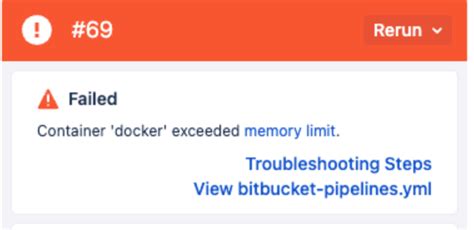 Pipeline Build Failed With Container “docker” Exceeded Memory Limit