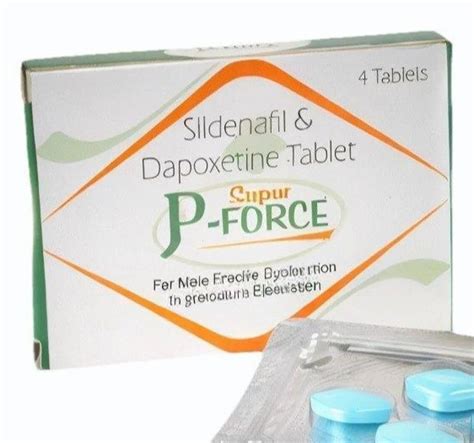 Super P Force Sildenafil Dapoxetine Tablets At ₹ 120box Zenegra