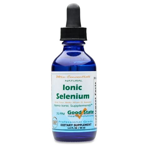 Good State Liquid Ionic Selenium Ultra Concentrate 100 Servings Supports Heart Health
