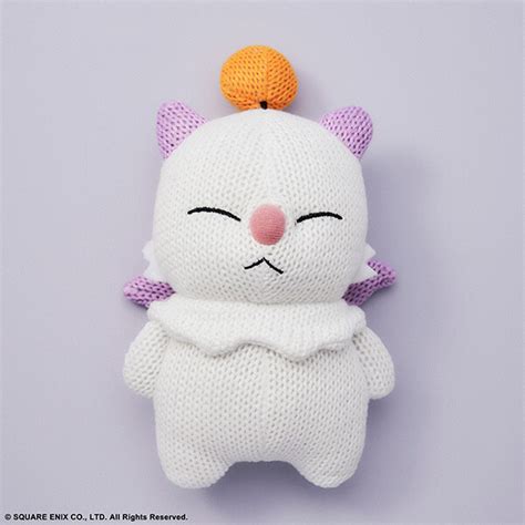 Final Fantasy Moogle Knitted Plushie Re Run Square Enix Tokyo