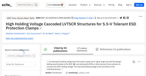 High Holding Voltage Cascoded Lvtscr Structures For 55 V Tolerant Esd Protection Clamps