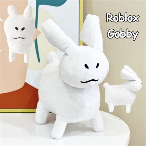 【iq Joy】พร้อมส่งroblox Forsaken Gobby Plush กระต่ายสีขาวแมวตุ๊กตา กนอน