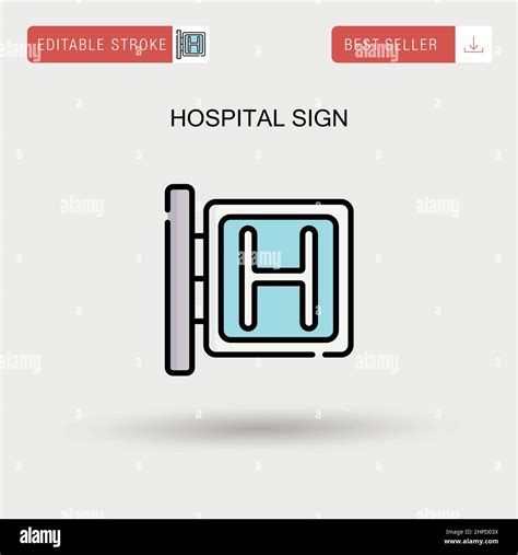 Emergency Sign Hospital Stock Vector Images Alamy