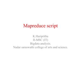 Mapreduce Script PPTX
