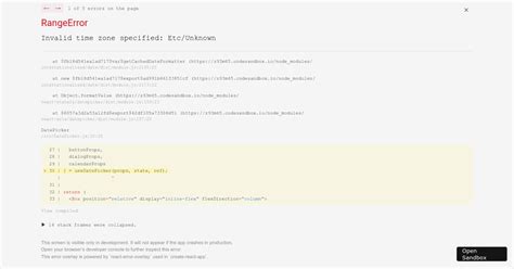 React Codesandbox