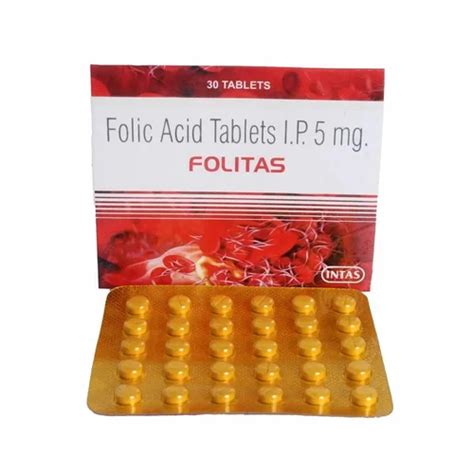 5mg Folic Acid Tablets At Best Price In Navi Mumbai By Noor Chemist Id 2853045983512