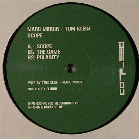 Marc Miroir Tom Klein Scope 2006 Vinyl Discogs