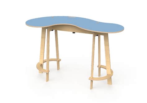 Squiggle Desk Desk Work Desk Home Office Desk Modern Desk Etsy