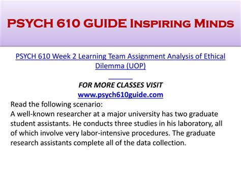 ppt psych 610 guide real success powerpoint