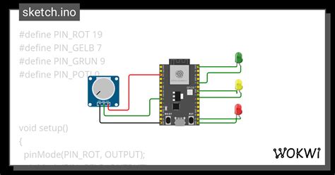 Ampel Wokwi Esp32 Stm32 Arduino Simulator