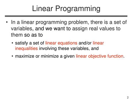 Ppt Linear Programming Cisc5835 Algorithms For Big Data Cis Fordham Univ Powerpoint