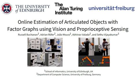 online estimation of articulated objects with factor graphs using