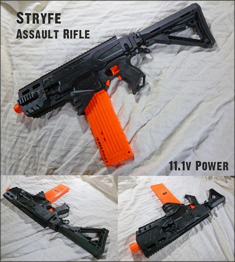 Nerf Stryfe Assault Rifle By Marxistmark On Deviantart