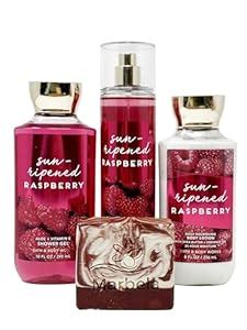 Bath And Body Works Sun Ripened Raspberry Trio T Set