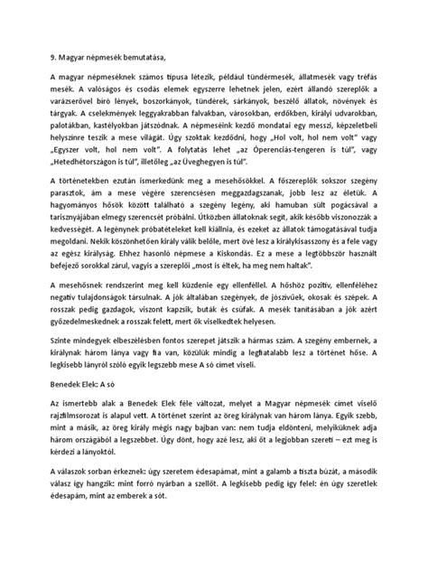 Benedek Elek A Só Pdf