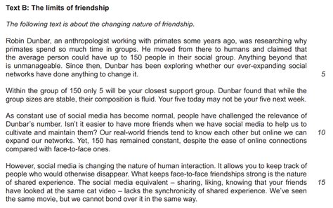 Igcse Article Model Answer Cie English Language Revision