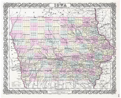 Maps Of Iowa Collection Of Maps Of Iowa State Usa Maps Of The Usa