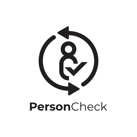 Premium Vector Checking People Logo Design Vector