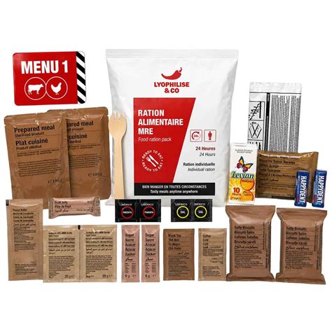 Raciones De Combate Mre Meals Ready To Eat