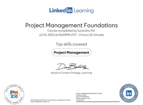 Surendra Pal On Linkedin Projectmanagement Linkedinlearning