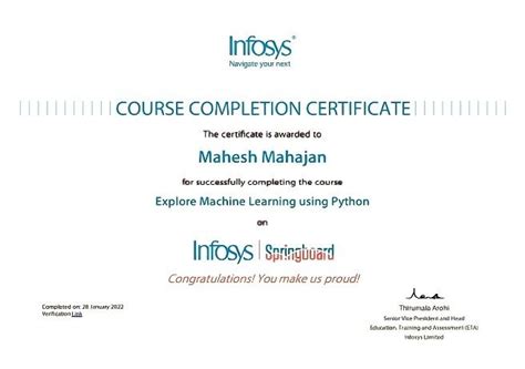 Mahesh Mahajan On Linkedin Machinelearning Python Infosys Machinelearning Robotics Learning…