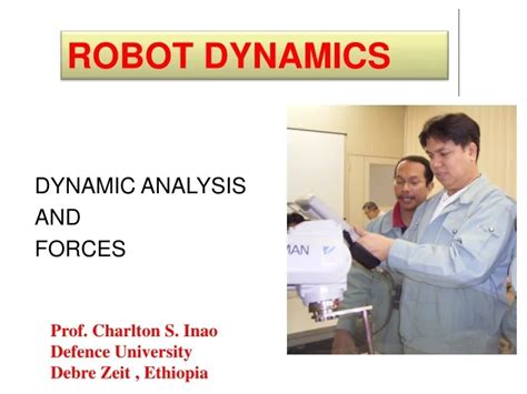 Ppt Prof Charlton Lagrangian Dynamics Used In Robotics Powerpoint Presentation Id13292467