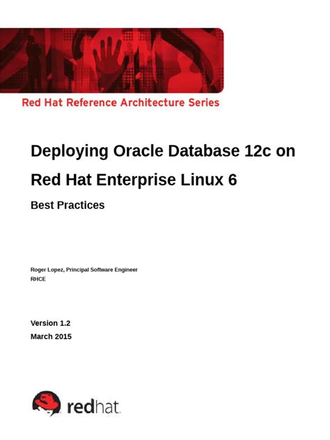 12c On Oracle Linux 5 Red Hat Pdf Computing Computer Architecture
