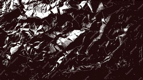 черная алюминиевая фольга с тяжелой текстурой Бесплатно векторы