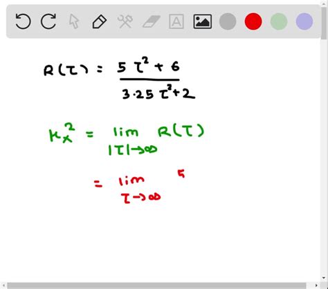 Solved Find The Mean Of The Stationary Process X T Whose Autocorrelation Function Given As S02