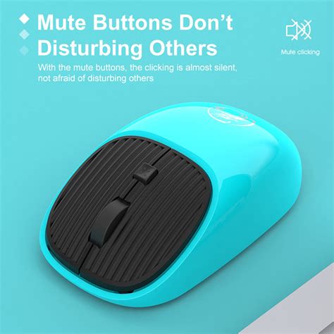 Uhuya Wireless Mouse 2 4g Noiseless Mouse With Usb Receiver Portable Computer Mice For Desktop