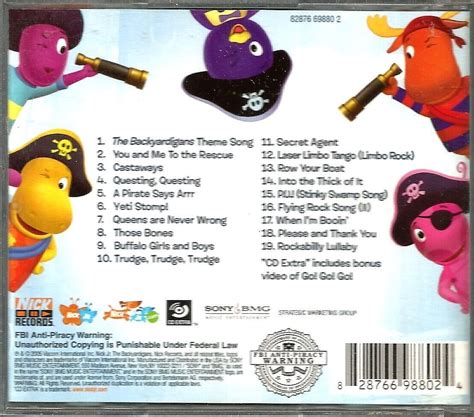 Used Cd The Backyardigans ~ Nick Jr ~ Includes Video Go Go Go 4586681871