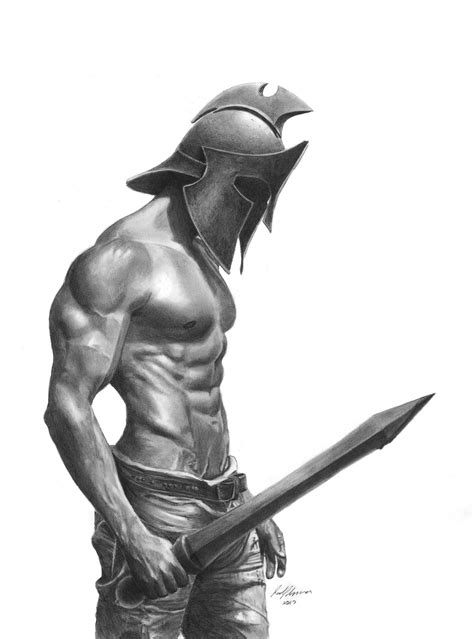 Gladiator Sword Helmet Roman Muscles Warrior Sexy Etsy Warrior
