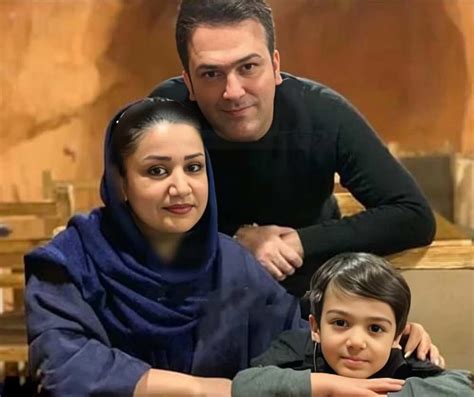 قاب هایی خانوادگی و جذاب از حامد آهنگی در کنار همسر و فرزند بامزه اش