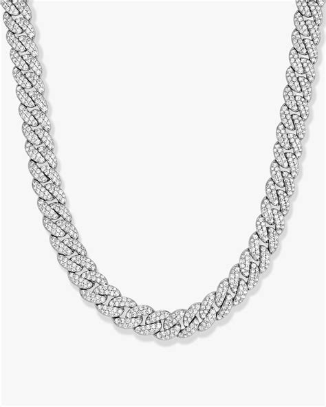 Silver Cuban Link Chain Sterling Silver Jaxxon