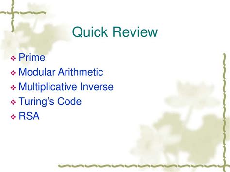 ppt modular arithmetic and cryptography powerpoint presentation id