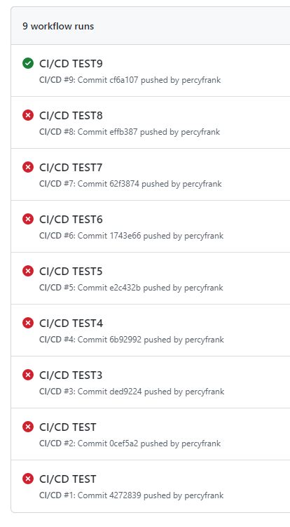 Github Actions Cicd3 마주쳤던 에러들 처리 👨‍💻 Gradual Development