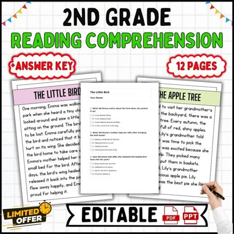 2nd Grade Reading Comprehension Passages With Multiple Choice Questions