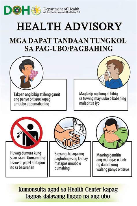 Doh Chd Mimaropa Mga Dapat Tandaan Tungkol Sa Pag Ubo Pagbahing 1